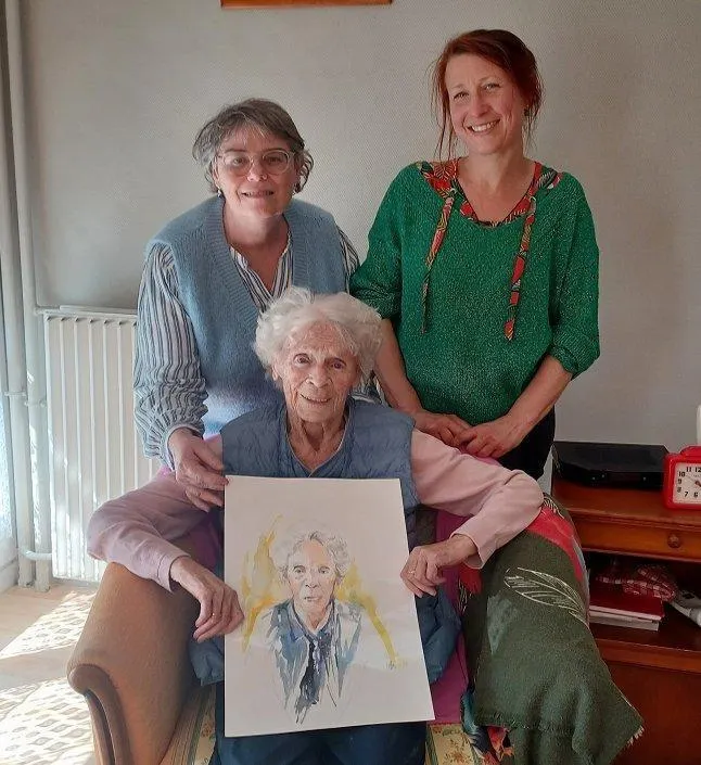 Plouaret. Les peintures et caricatures d’Hélène Marchand à l’Ehpad ...