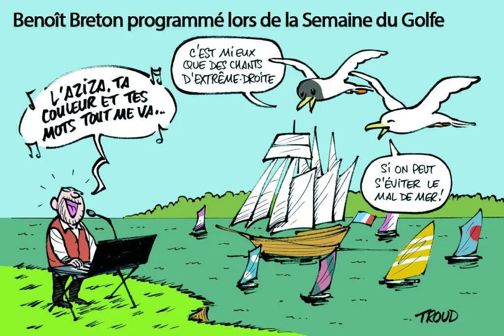 Une appli controversée irrite la Semaine du Golfe : le dessin de la ...