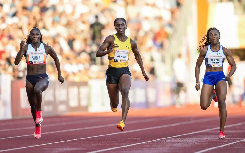 Athlétisme. La championne olympique Julien Alfred remporte son 100 m de ...