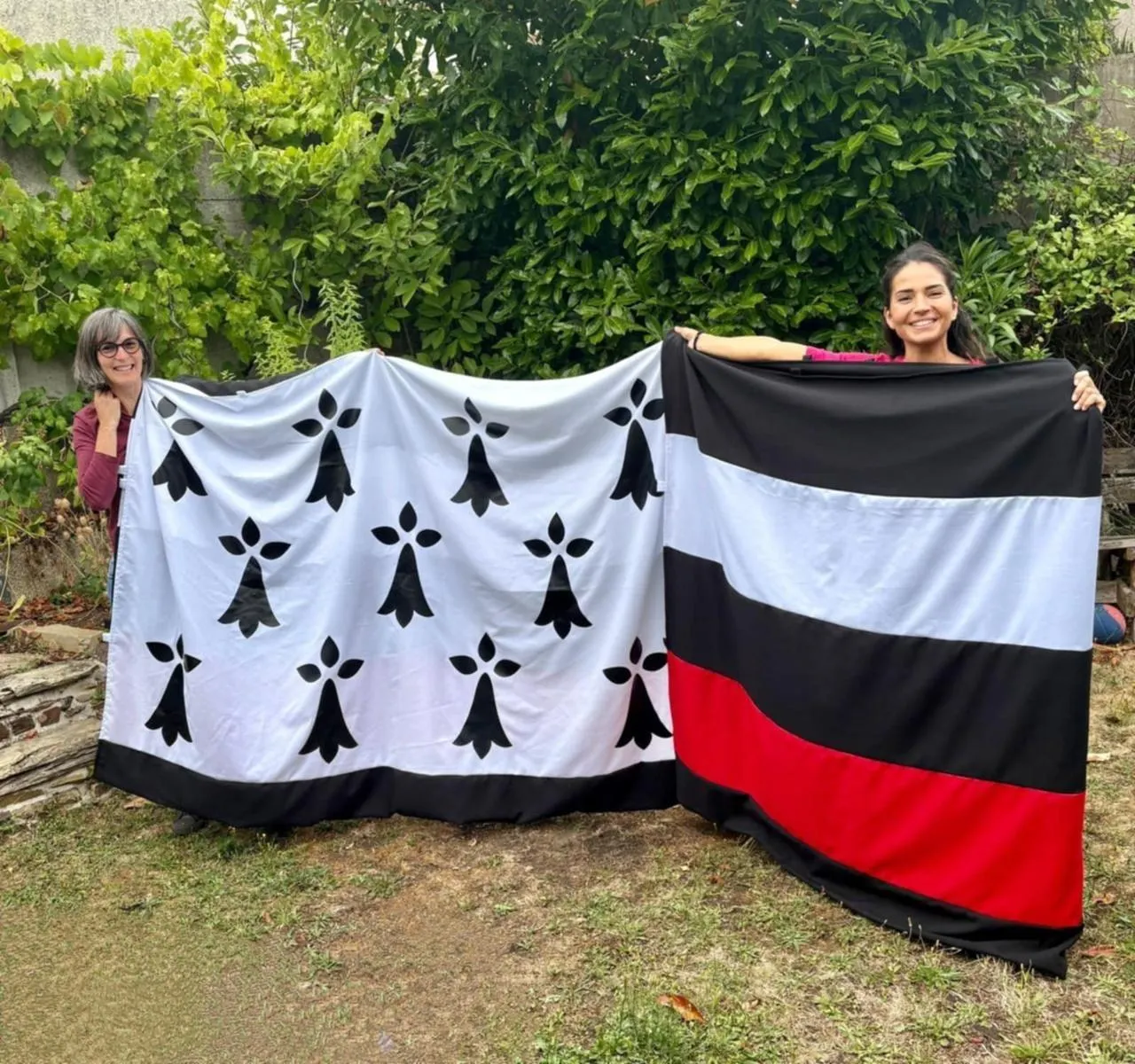 Un drapeau géant à destination de la Bretagne fabriqué à Saint-Gildas ...