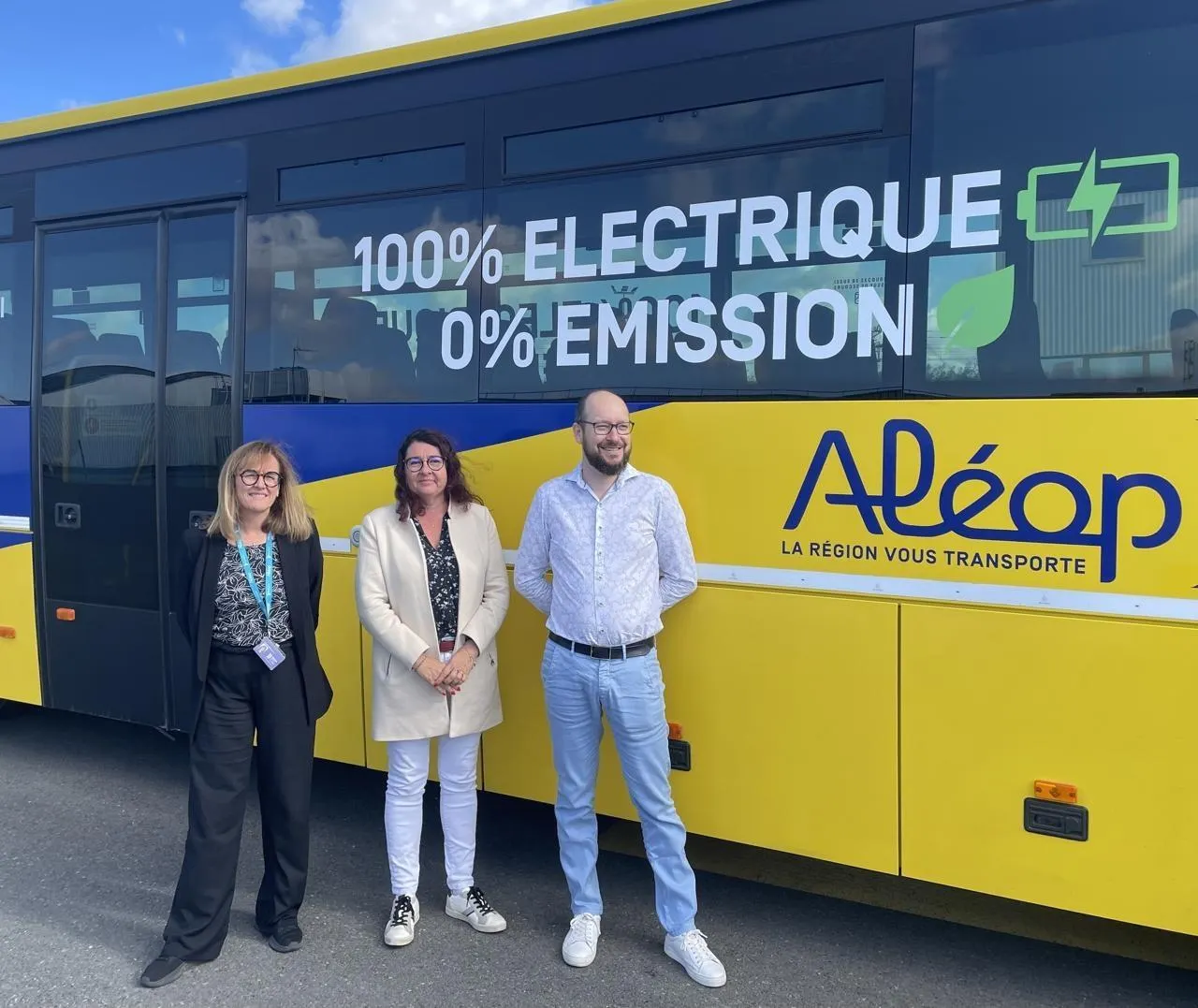 Un nouveau bus 100 % électrique pour le transport scolaire en Sarthe ...