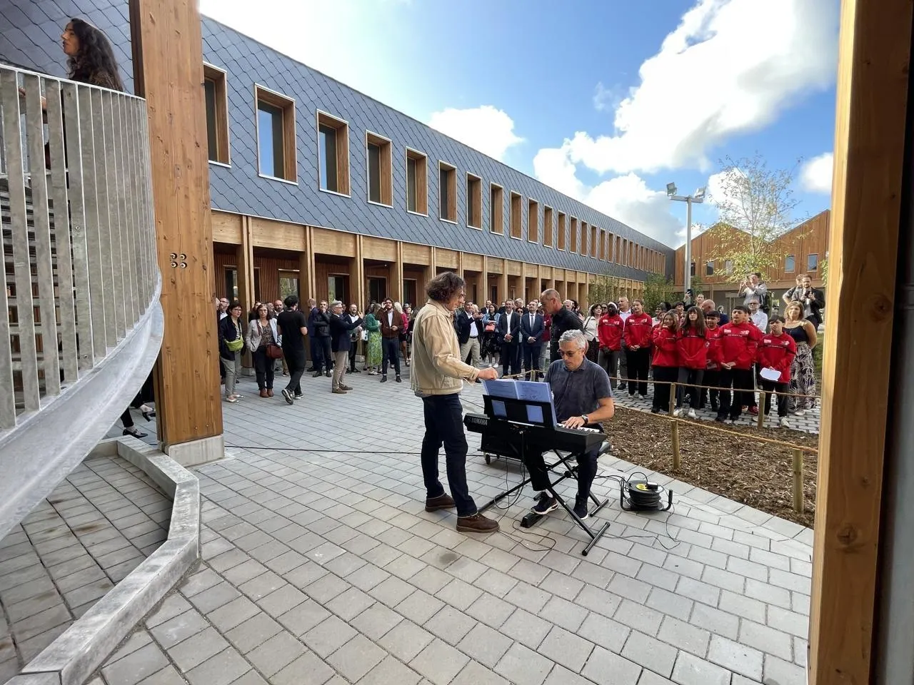 Maths et musique sont les stars du nouveau collège Anne-Frank à Saint ...
