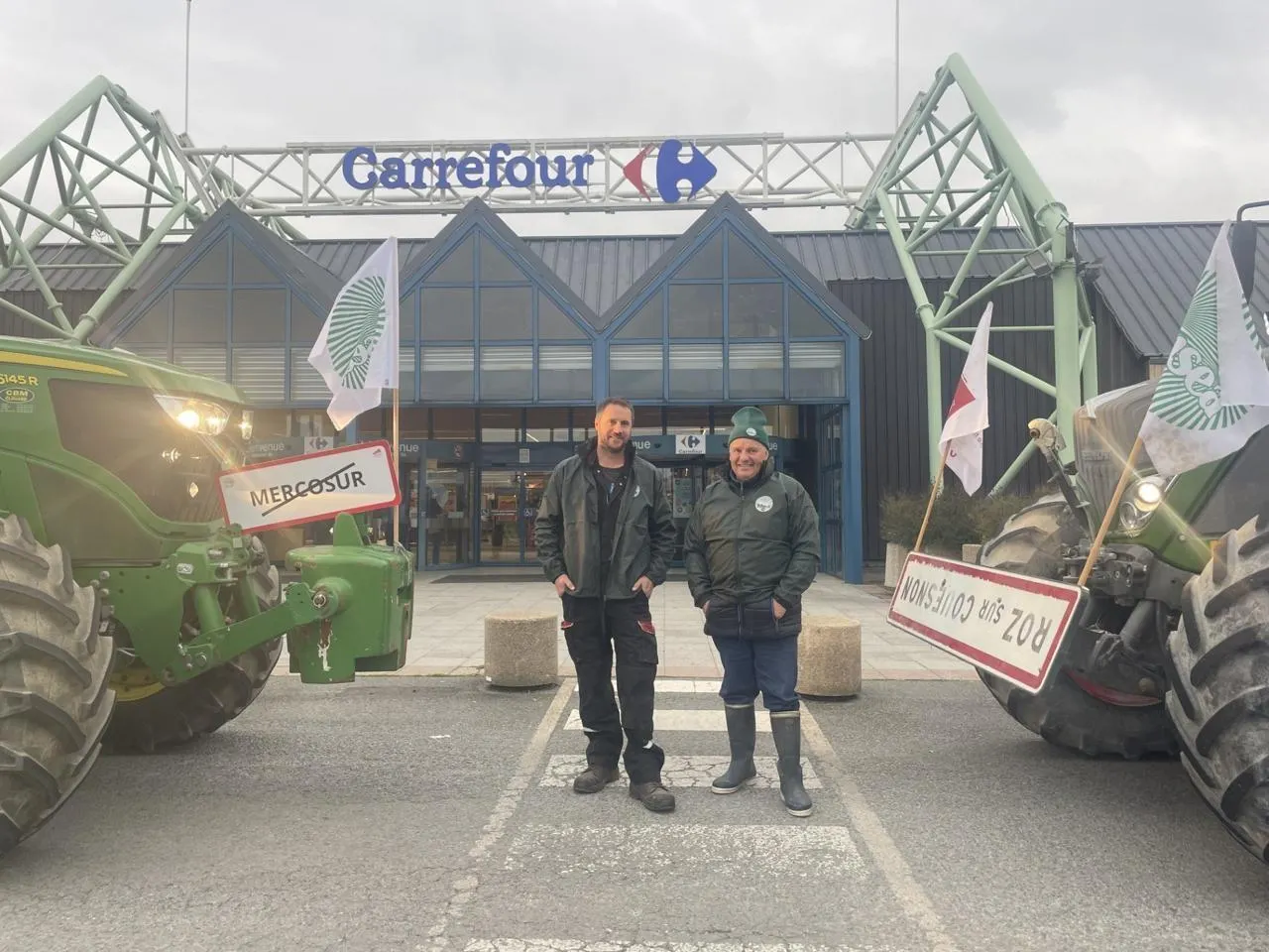 Manifestation des agriculteurs : au Carrefour de Saint-Malo, ils ...