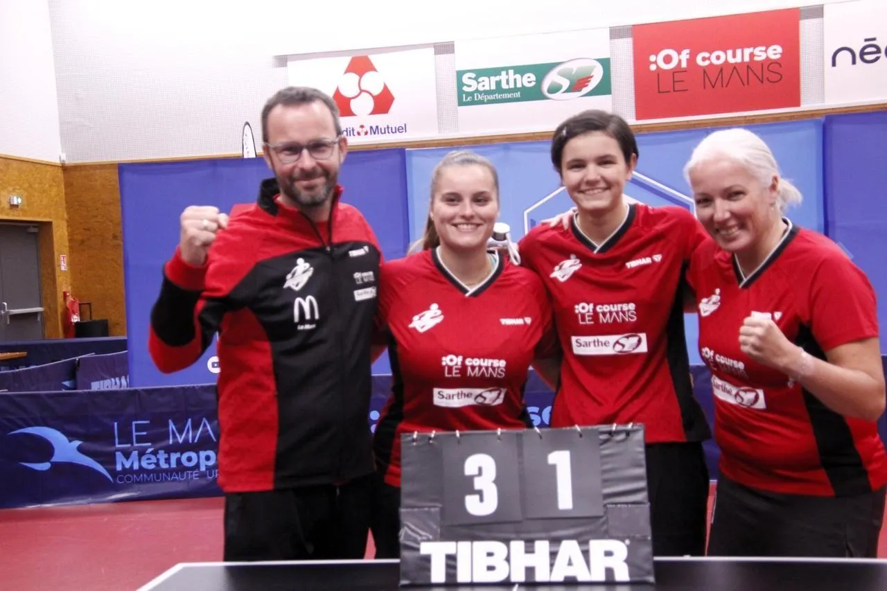 Tennis de table. Pro B féminine : le Mans remet les choses en place ...