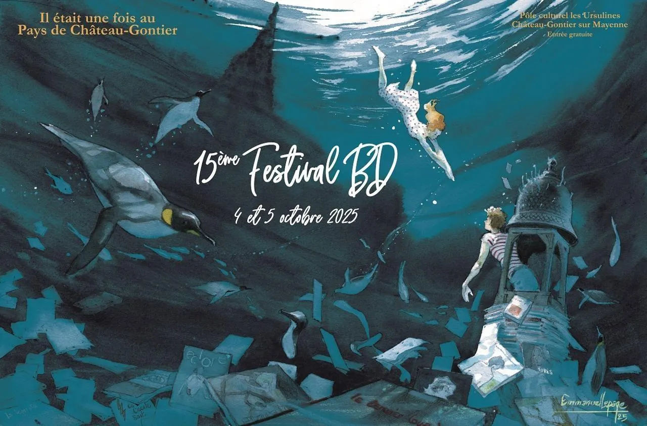 « Il y a un fil rouge » : l’affiche du festival de la BD de Château ...