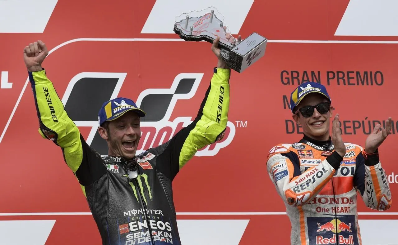 MotoGP. Victoires, podiums, titres… Entre Marc Marquez et Valentino Rossi, un duel de rois ...