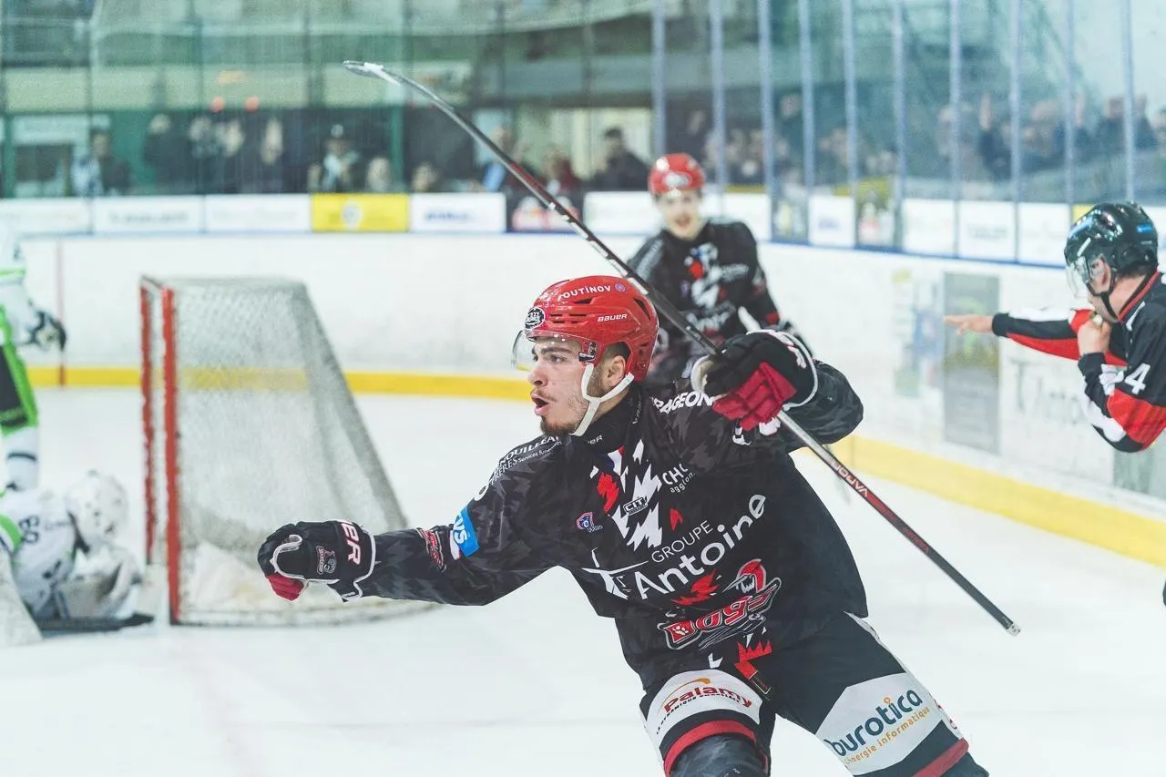 Hockey sur glace - D1. Les Dogs de Cholet ont tremblé face à HCMP mais ...