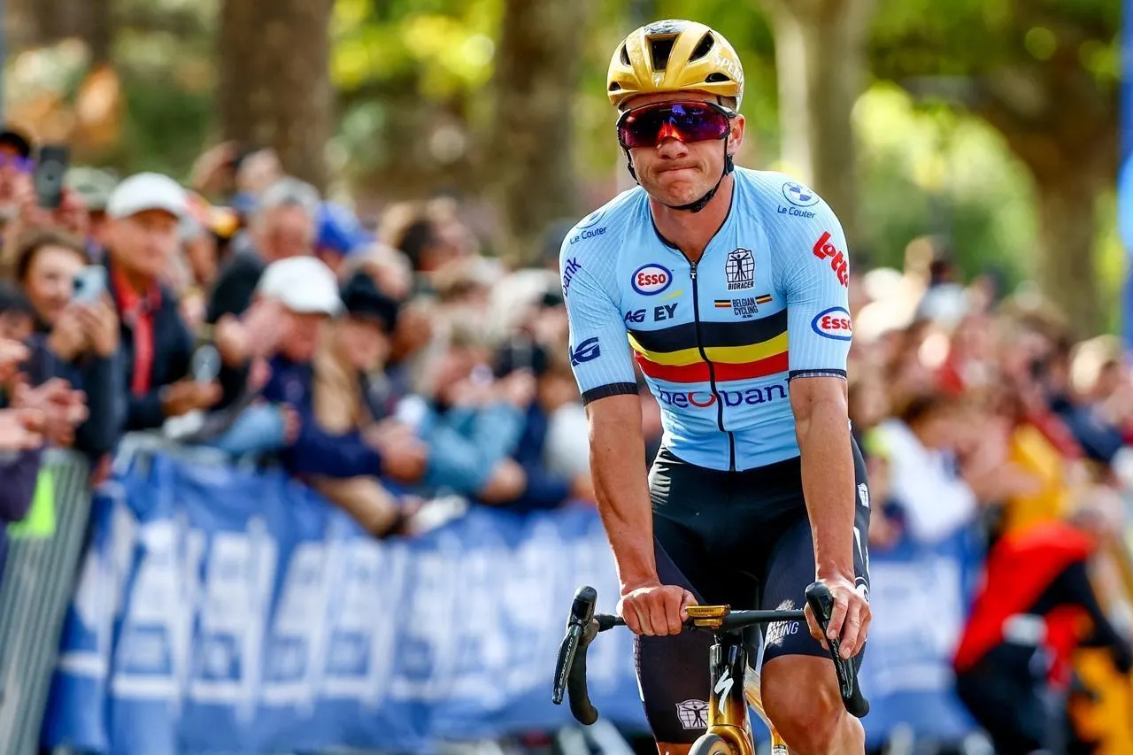 Championnats d’Europe de cyclisme. Remco Evenepoel a tenté, mais il est encore tombé sur plus ...