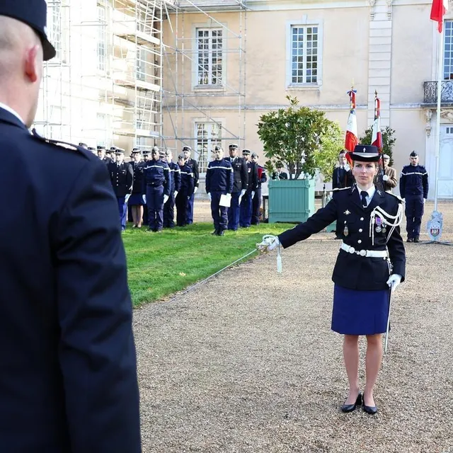 EN IMAGES. La prise de commandement de Cosima Faul, la nouvelle chef ...