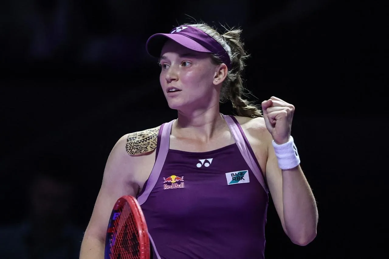 Tennis. Elena Rybakina se hisse en finale du Masters WTA de Ryad en écartant Jessica Pegula ...