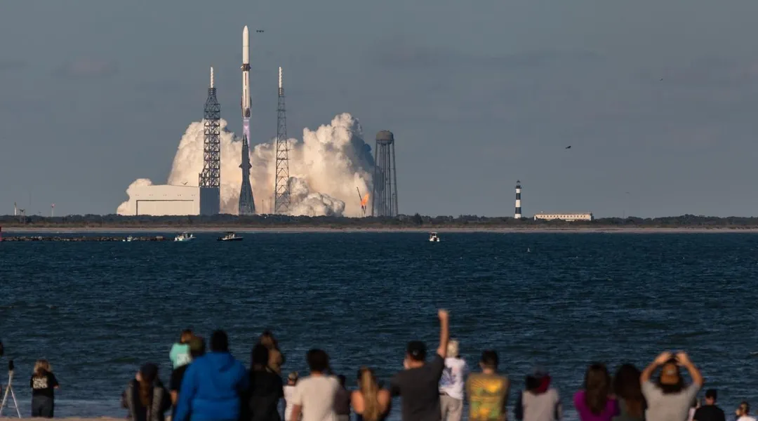 Blue Origin, l’entreprise spatiale de Jeff Bezos, fait décoller sa ...