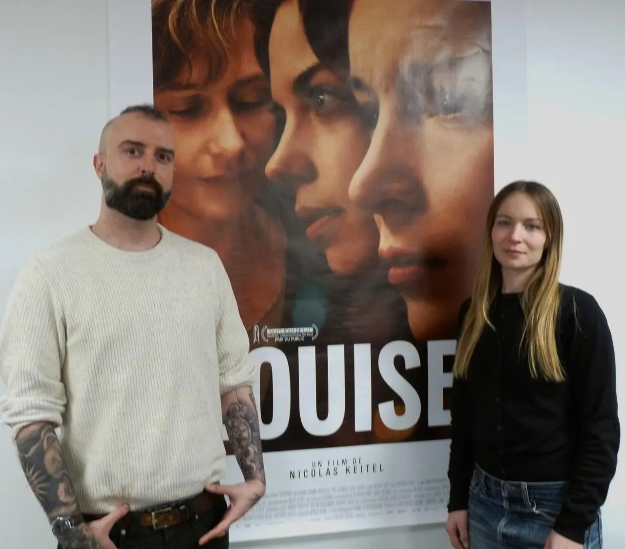 Diane Rouxel et Nicolas Keitel au Cinéville de Lorient pour l’avant-première du film Louise ...